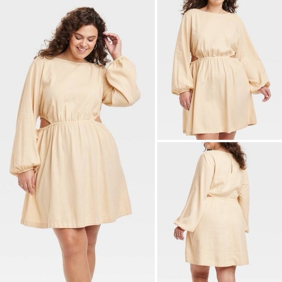 Universal Thread | Dresses | Nwt Universal Thread Balloon Long Sleeve ...